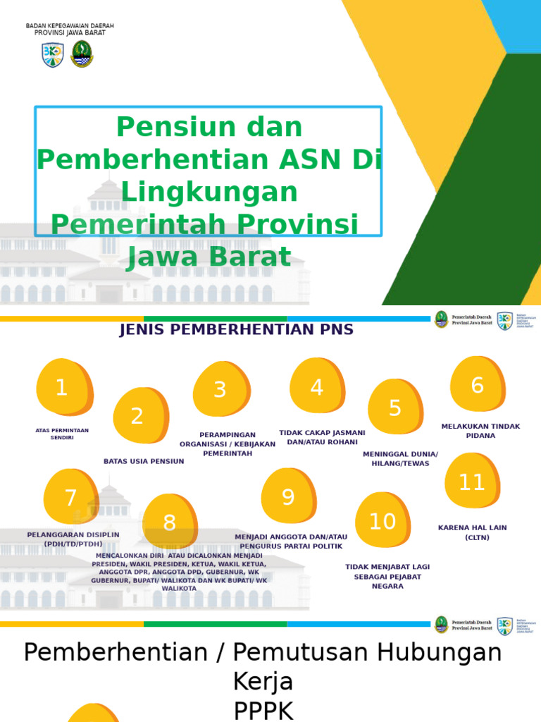 Sosialiasi Pensiun Dan Pemberhentian ASN (1) | PDF