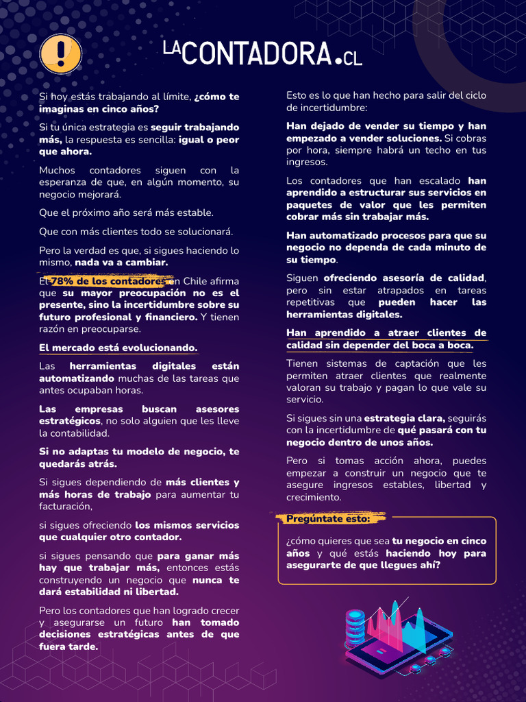 Estrategias para contadores exitosos | PDF | Modelo de negocio | Economias