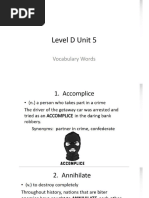 Vocabulary Workshop Level E Unit 10 | PDF