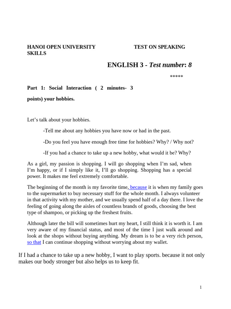 TACB3-1 | PDF | Sports | Happiness