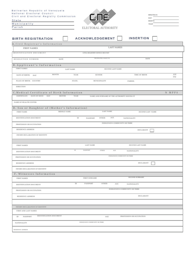 Certificate of Registrations | PDF | Identity Document | Birth Certificate