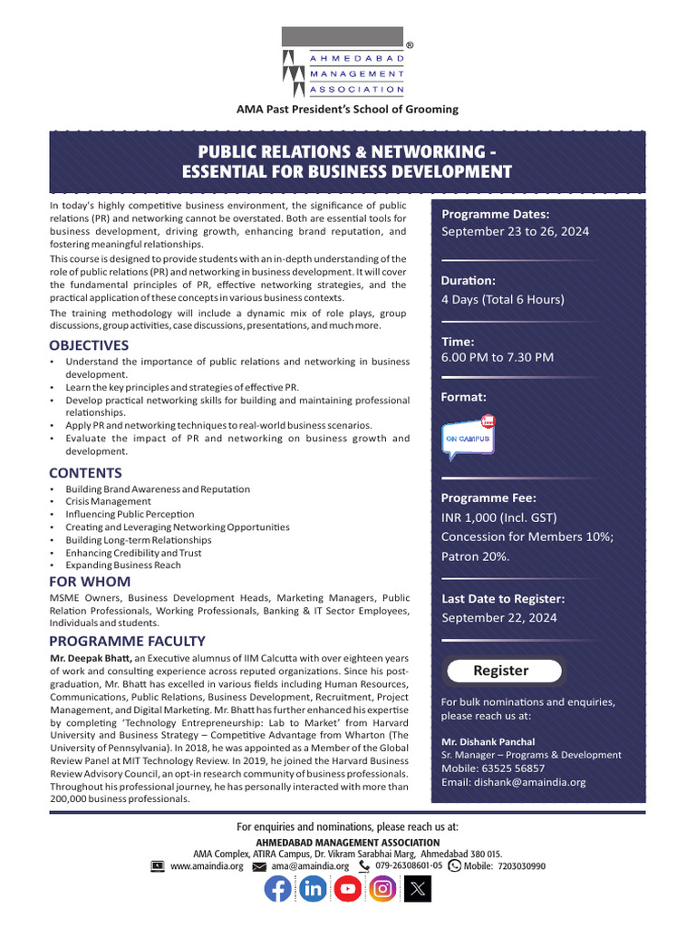 Public Relations Networking Essential For Business Development ...