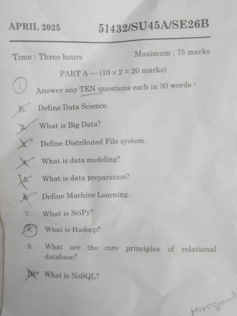 Ds Question Paper | PDF