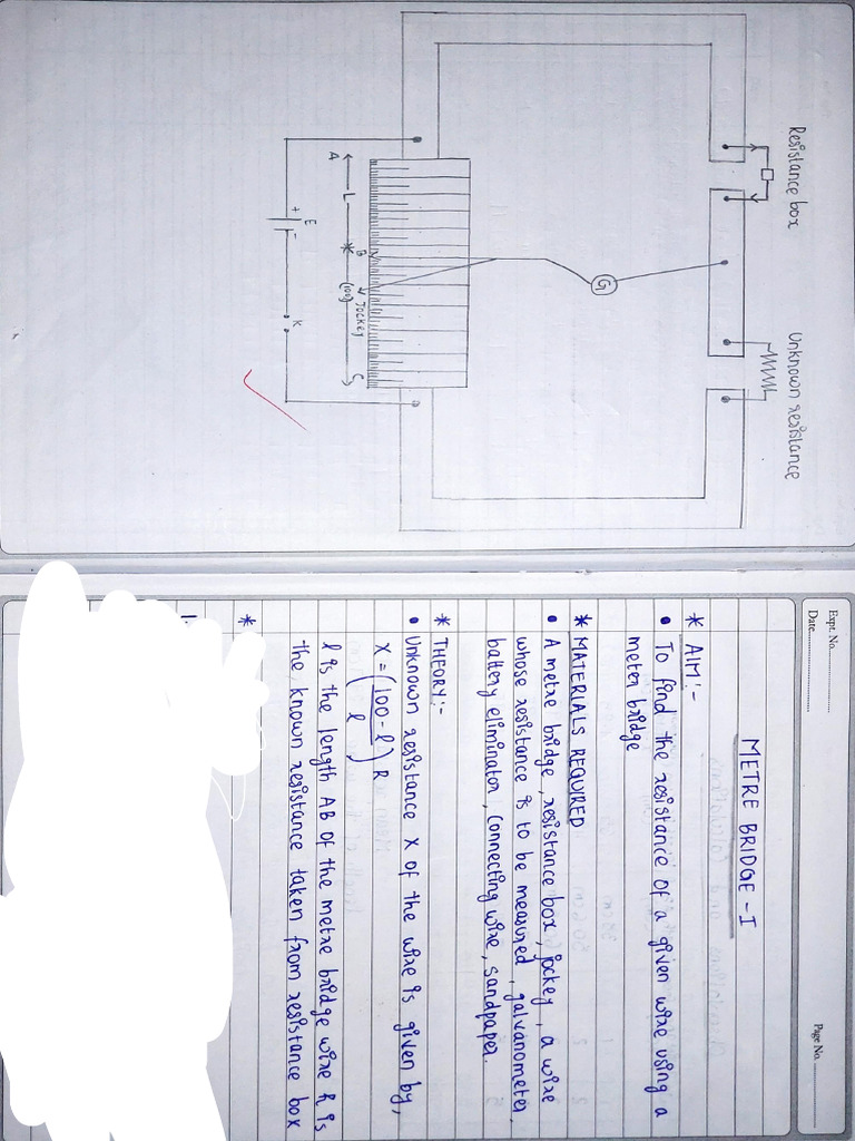 1.meter Bridge - 1 - Rough | PDF