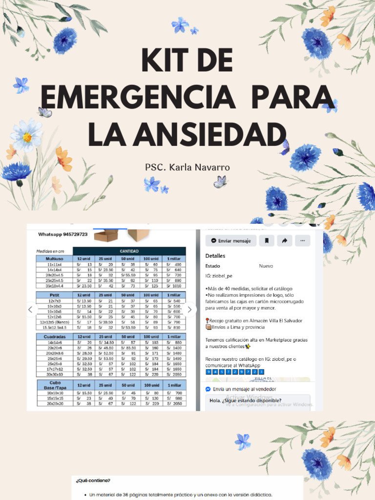 Kit para La Ansiedad PDF | PDF