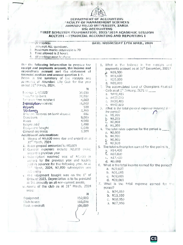 Acct 201 202324 | PDF
