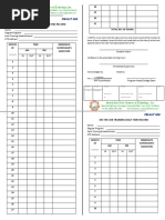 Ojt - DTR Sample Form | PDF
