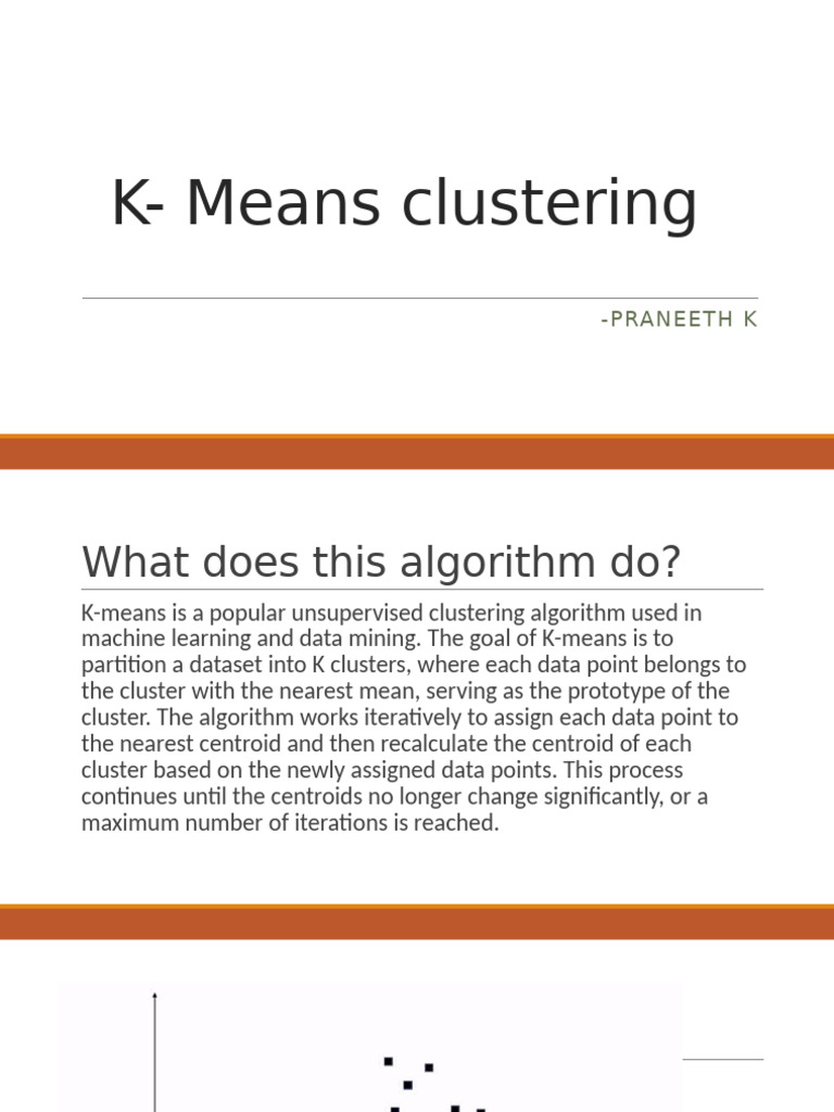 K- Means Clustering | PDF