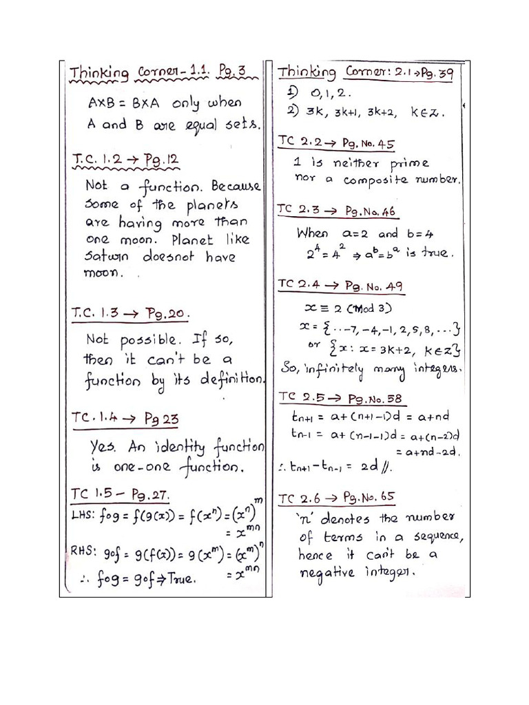 Thinking Corner | PDF