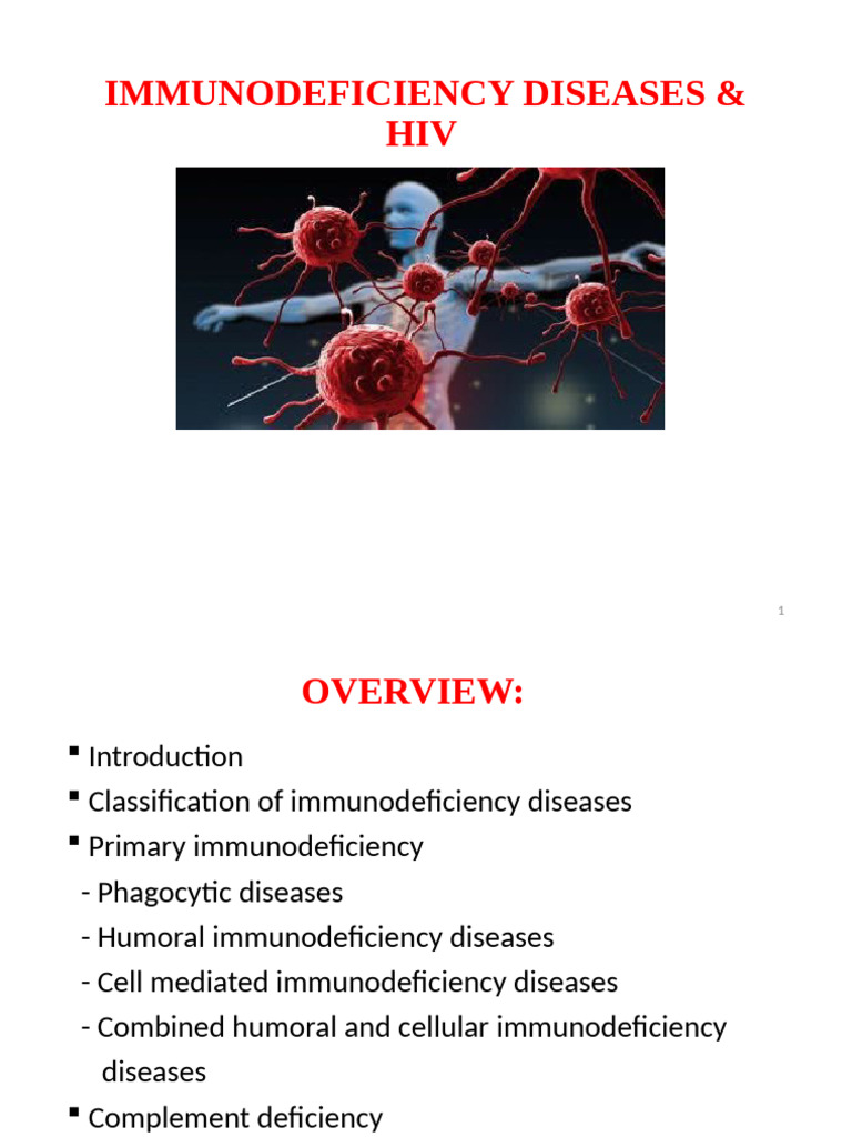 Immunodeficiency Diseases Overview | PDF | Immunodeficiency | Hiv
