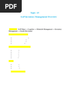 SAP MB1B: Storage Location Transfer Guide | PDF | Computing | Software
