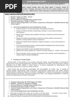 CS Form No. 212 Attachment - Work Experience Sheet | PDF | Business