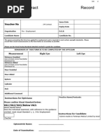 Georgia DDS Vision Report Form | PDF | Optometry | Eye