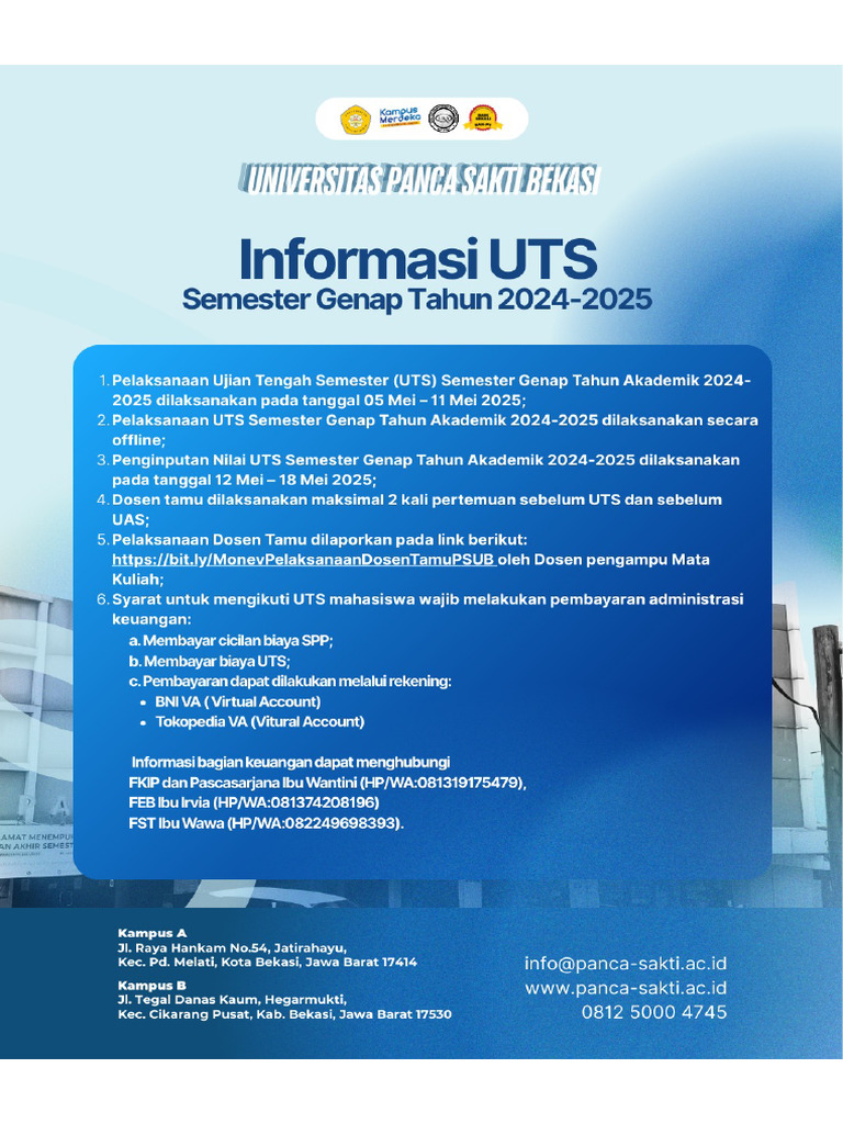 Info Uts Genap 2024-2025 | PDF