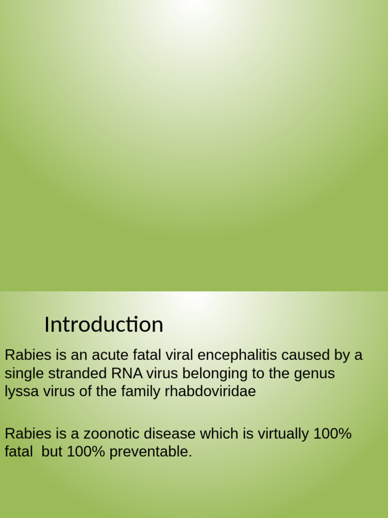 Aditi Rabies PPT Current | PDF | Rabies | Virus
