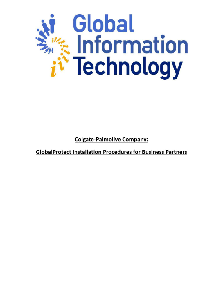 GlobalProtect Installation Procedures For Business Partners | PDF ...