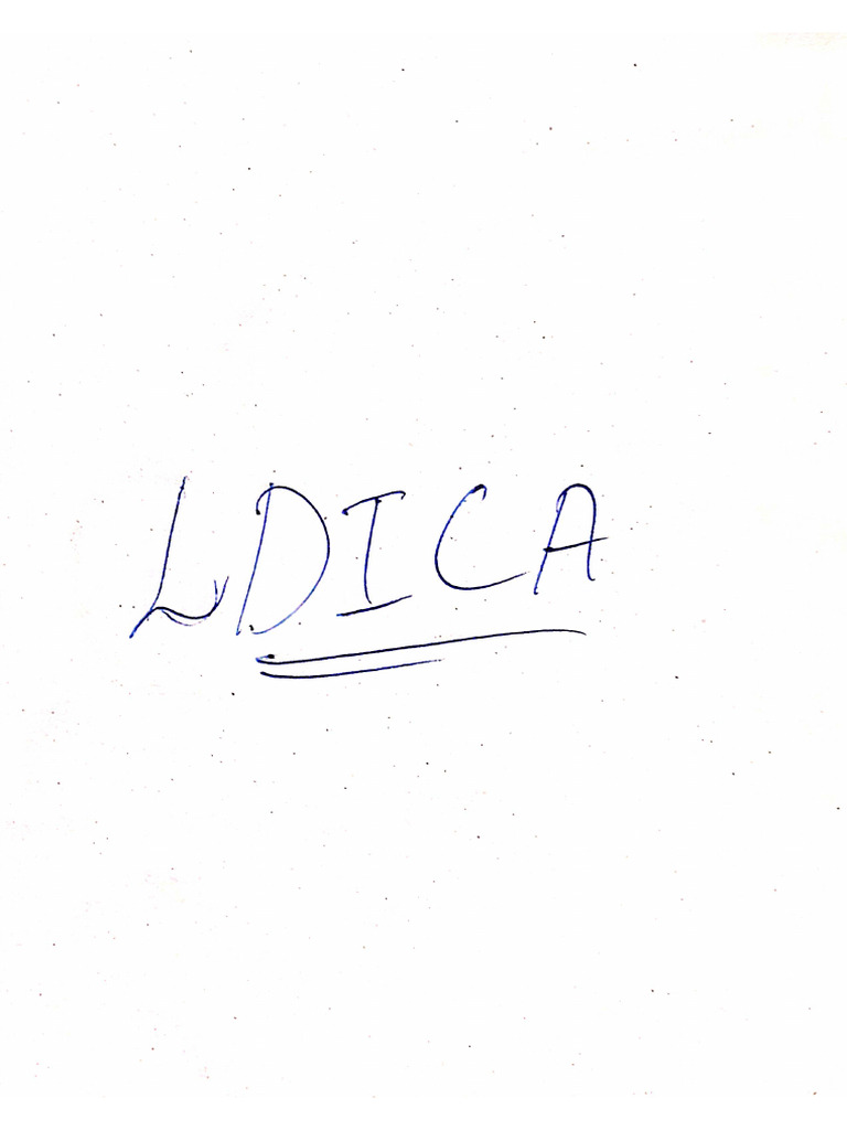LDICA | PDF