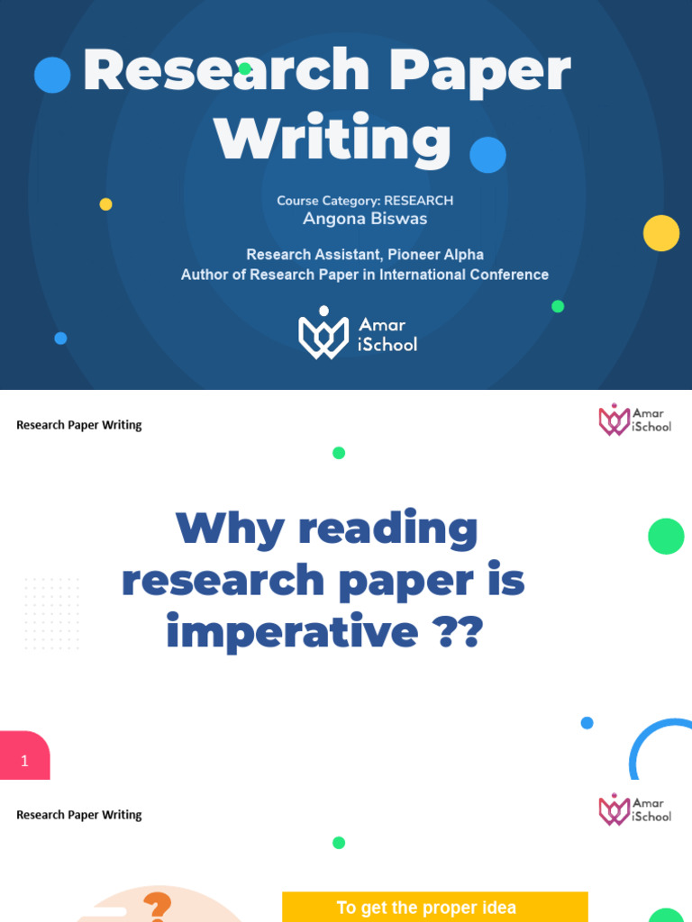 Research Paper Writing Course | PDF