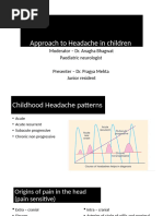Headache History Taking Guide | PDF | Headache | Meningitis