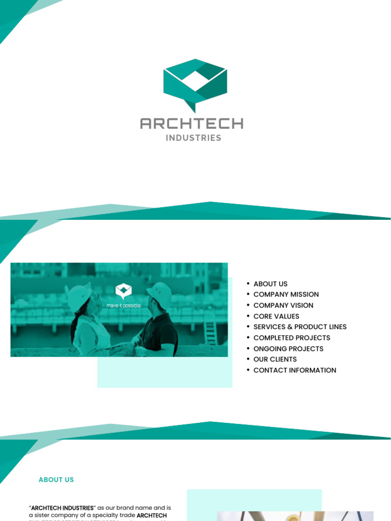 Archtech Company Profile 2025 | PDF | Firefighting | Fire Protection