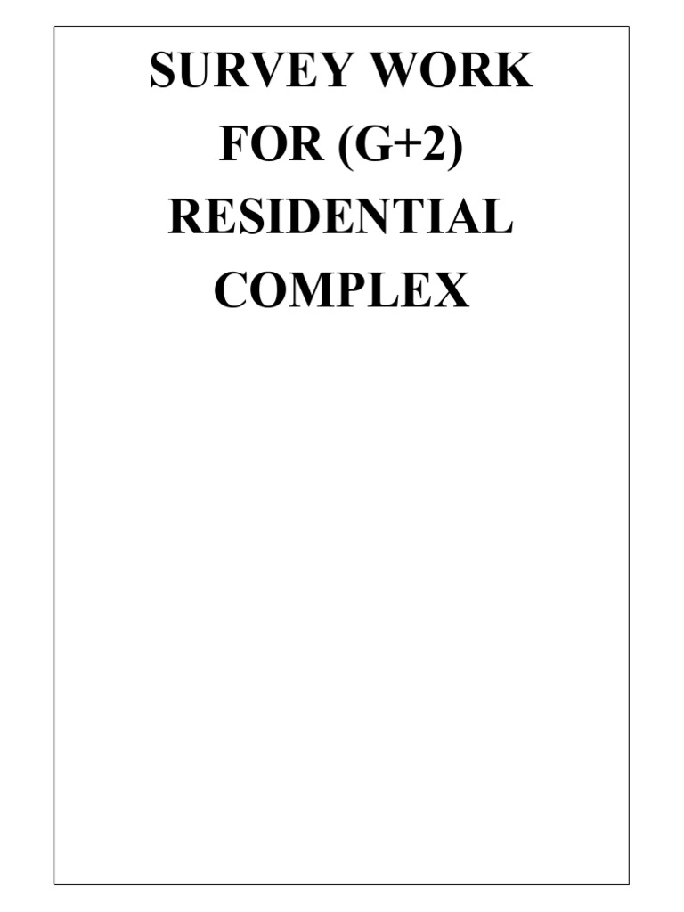 Topographical & Boundary Survey Report | PDF | Surveying | Topography