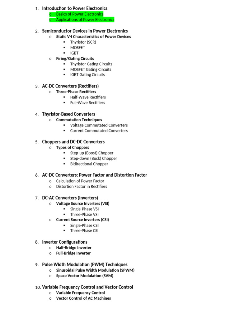 Power Electronics | PDF