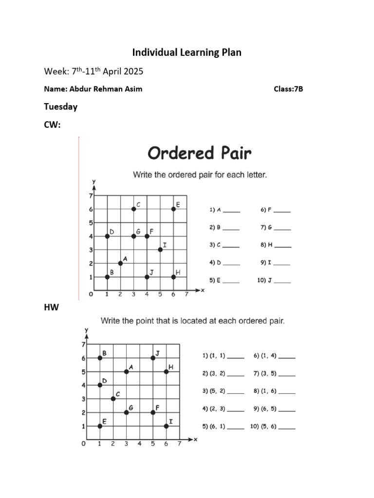 Individual Learning Plan-Week11 | PDF