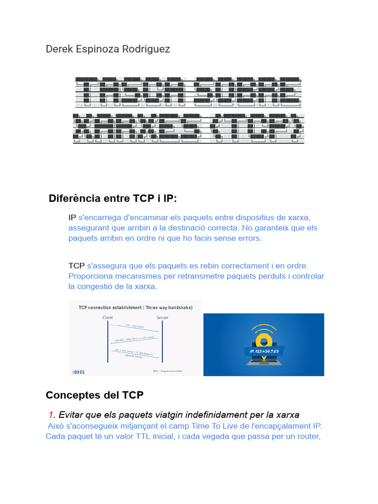 Tasca Sobre XARXES (TCP) | PDF