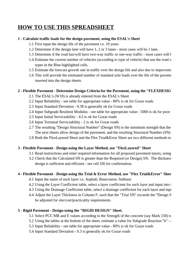 AASHTO Flexible Pavement Designe For Jaded Abad D - 8, W 28.5 M | PDF ...