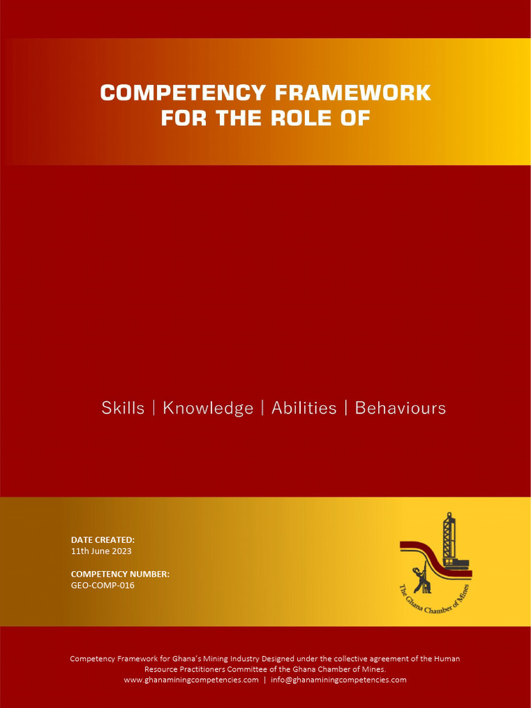 Book - 2023 - Competency Framework of Senior Exploration Geologist ...