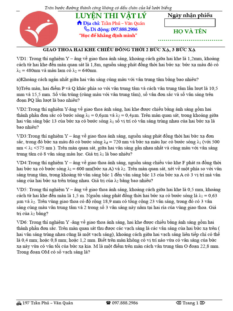 BT O LOP B14 CHUAN - HS | PDF