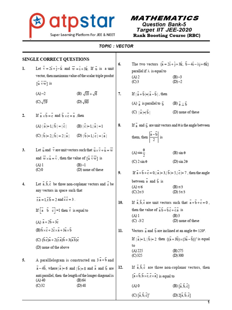 VECTORS | PDF | Euclidean Geometry | Geometry