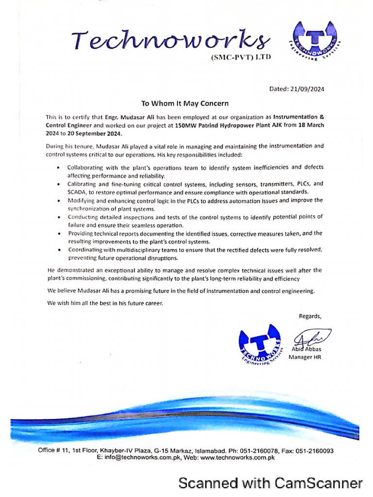 Experience Letter | PDF
