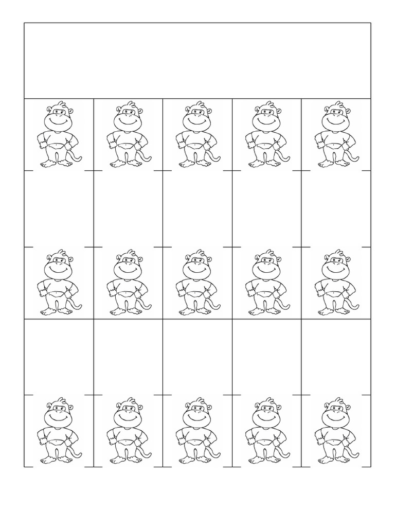 5 Cheeky Monkeys - Marching | PDF