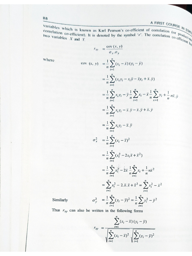 Bivariate Data | PDF