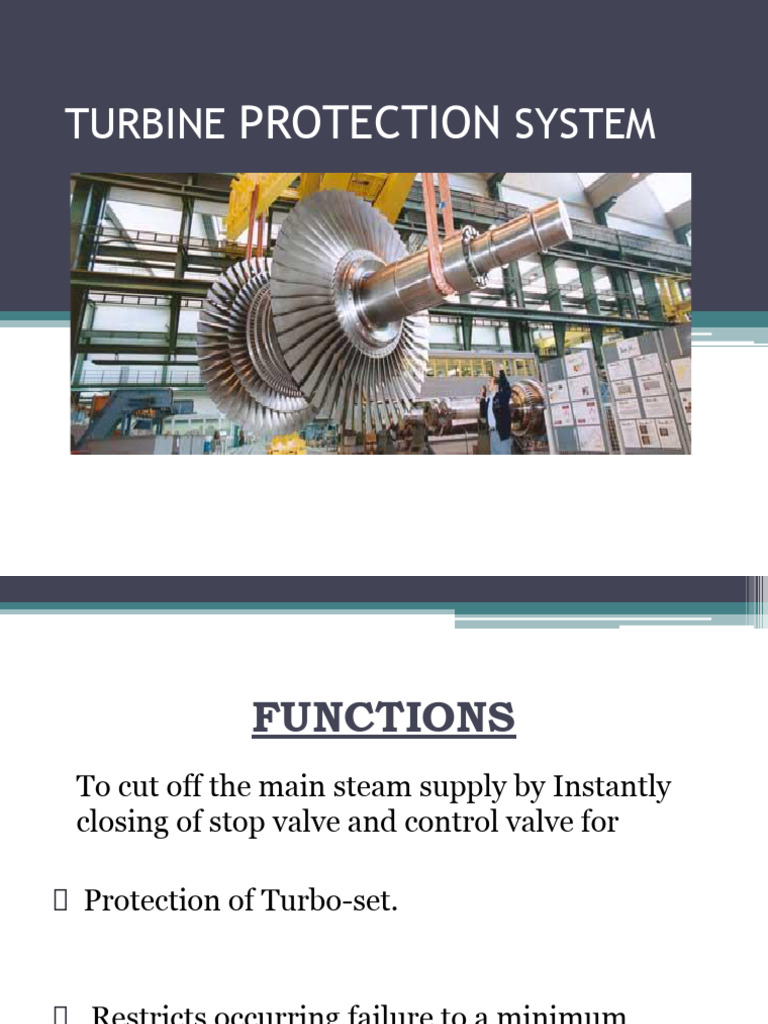 Turbine Protection System | PDF | Valve | Bearing (Mechanical)