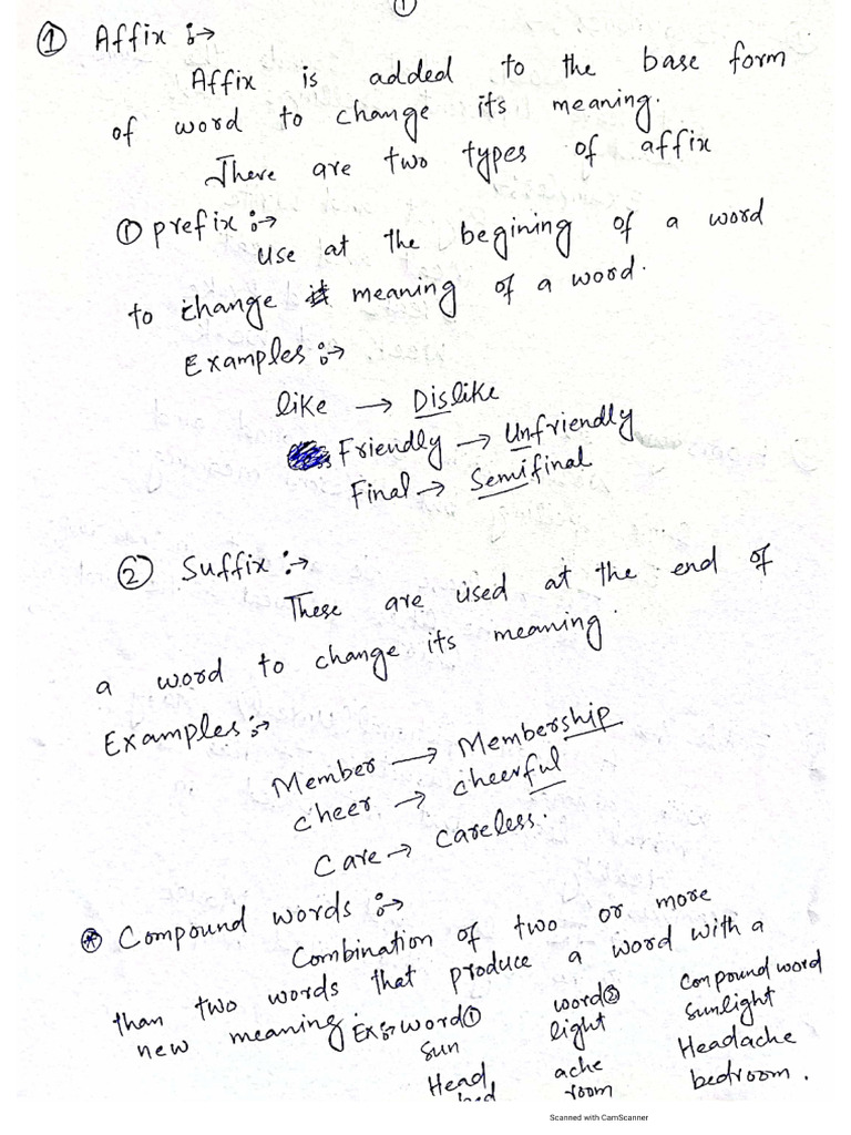 Affix, Suffix, Compound words, Homophones, Homonyms, Fable By ETEA ...