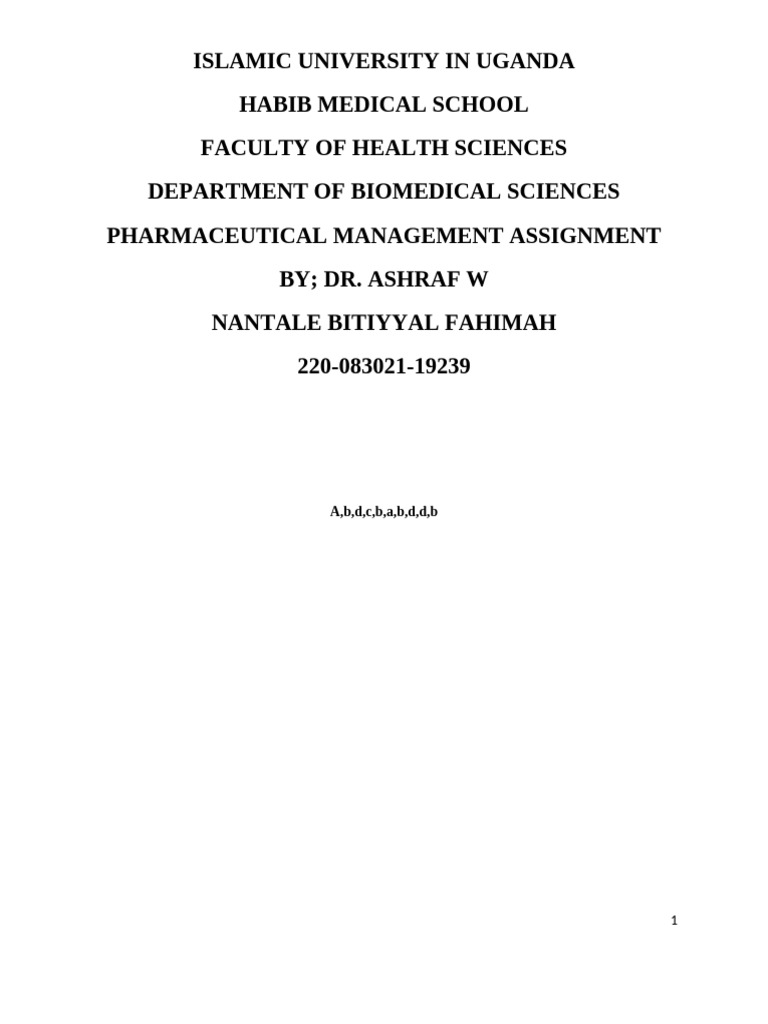 Fahimah Nantale | PDF | Strategic Planning | Strategic Management