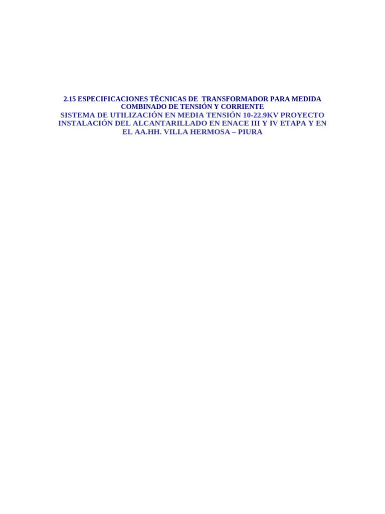 2.15 Especificaciones Técnicas Trafomix | PDF | Transformador | Resistencia Eléctrica y Conductancia