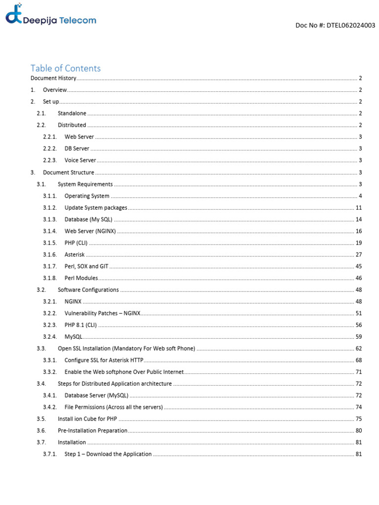 ConVoxCCS 4 0 1 Installation Manual | PDF | My Sql | Transport Layer ...