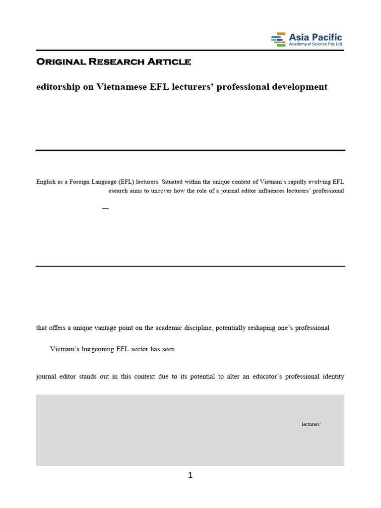 Shaping Identities Beyond The Classroom The Influe | PDF | Identity ...