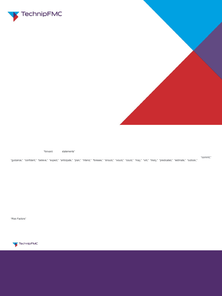 Technipfmc q1 2025 Earnings Presentation | PDF | Taxes | Earnings Per Share