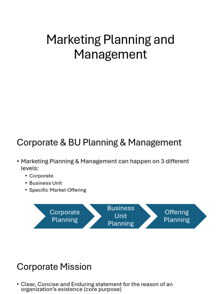 G-STIC Marketing Planning Framework | PDF | Marketing | Marketing Strategy