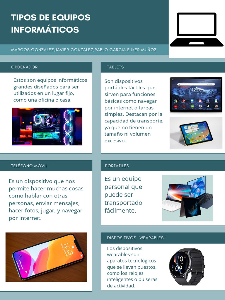 Tipos de Equipos Informáticos | PDF