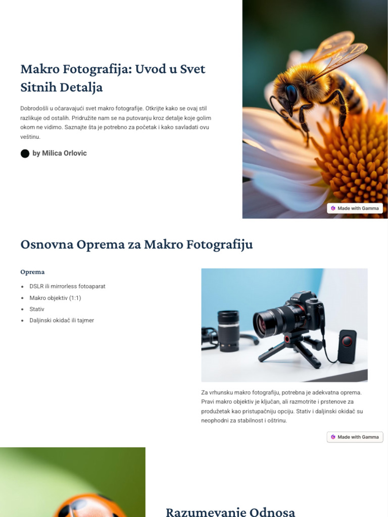 Makro-Fotografija-Uvod-u-Svet-Sitnih-Detalja | PDF