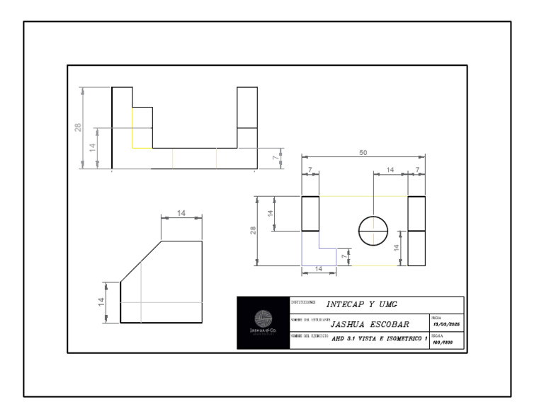 AHD 3 .1 - VISTAS E ISOMETRICO 1.-Model | PDF
