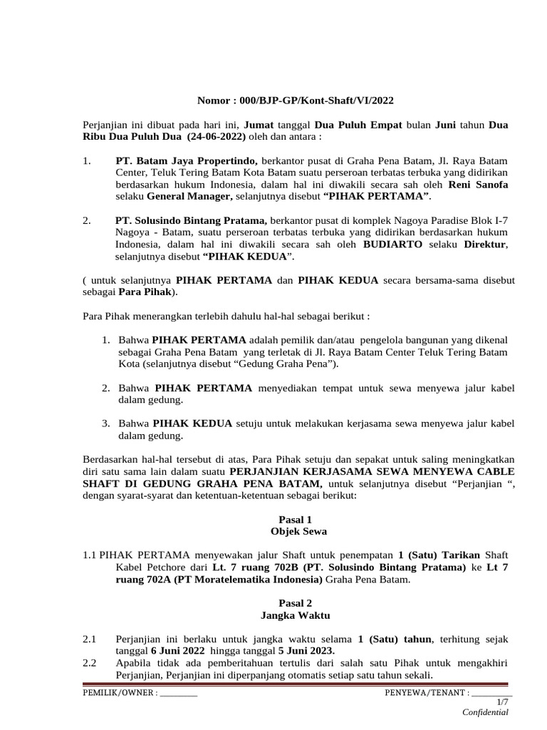 PKS Shaft Kable SBP - MORATEL | PDF