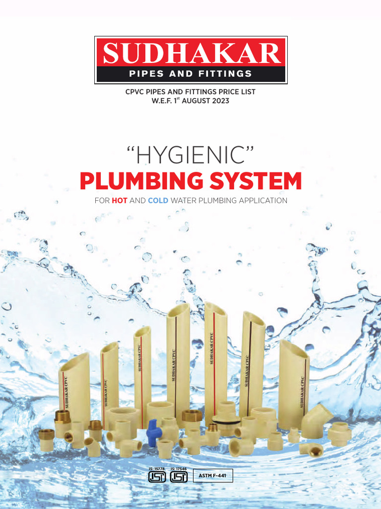 CPVC Pipes and Fittings Price List | PDF | Pipe (Fluid Conveyance ...