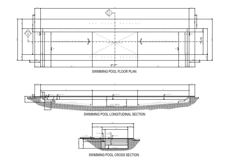 Swimming Pool Cross Section Details | PDF