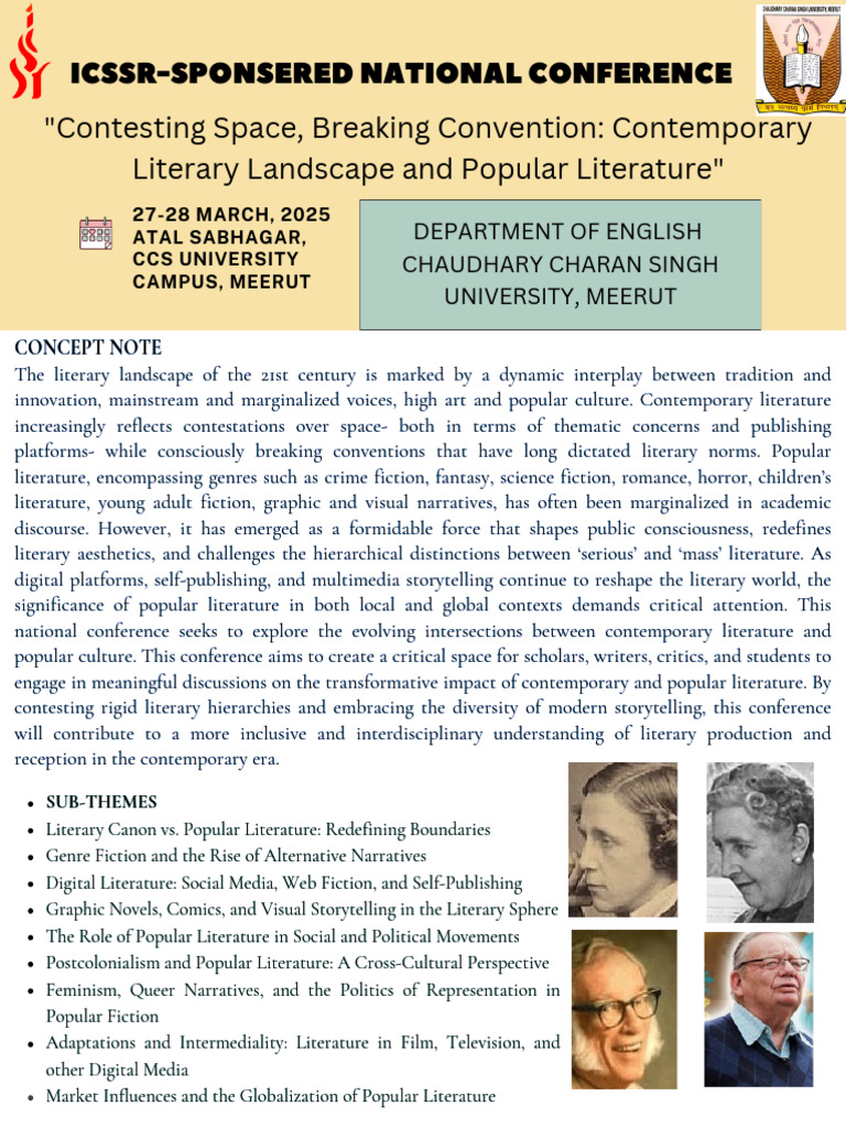 English Dept CCSU Conf PDF | PDF | Genre | Narrative